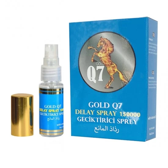 Turkattar Gold Q7 Jumbo Delay Spray For Men Penis Male Sex Aid